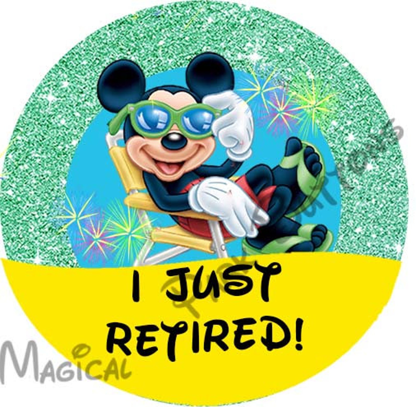 Celebrating Retirement Disney Pins-Retirement Disney buttons | Etsy