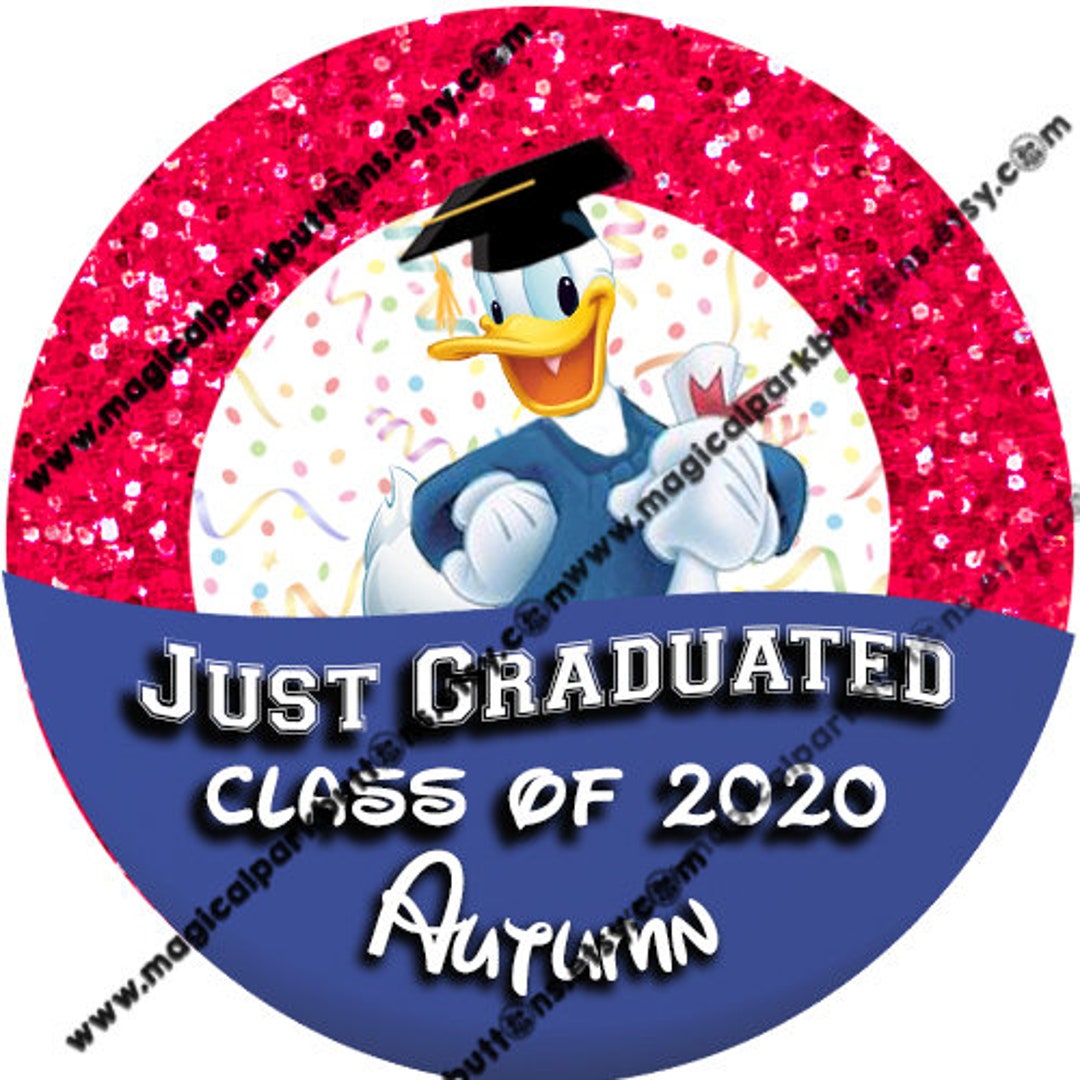 2022donald Duck Graduation Buttons-disney Graduation Buttons-graduation ...