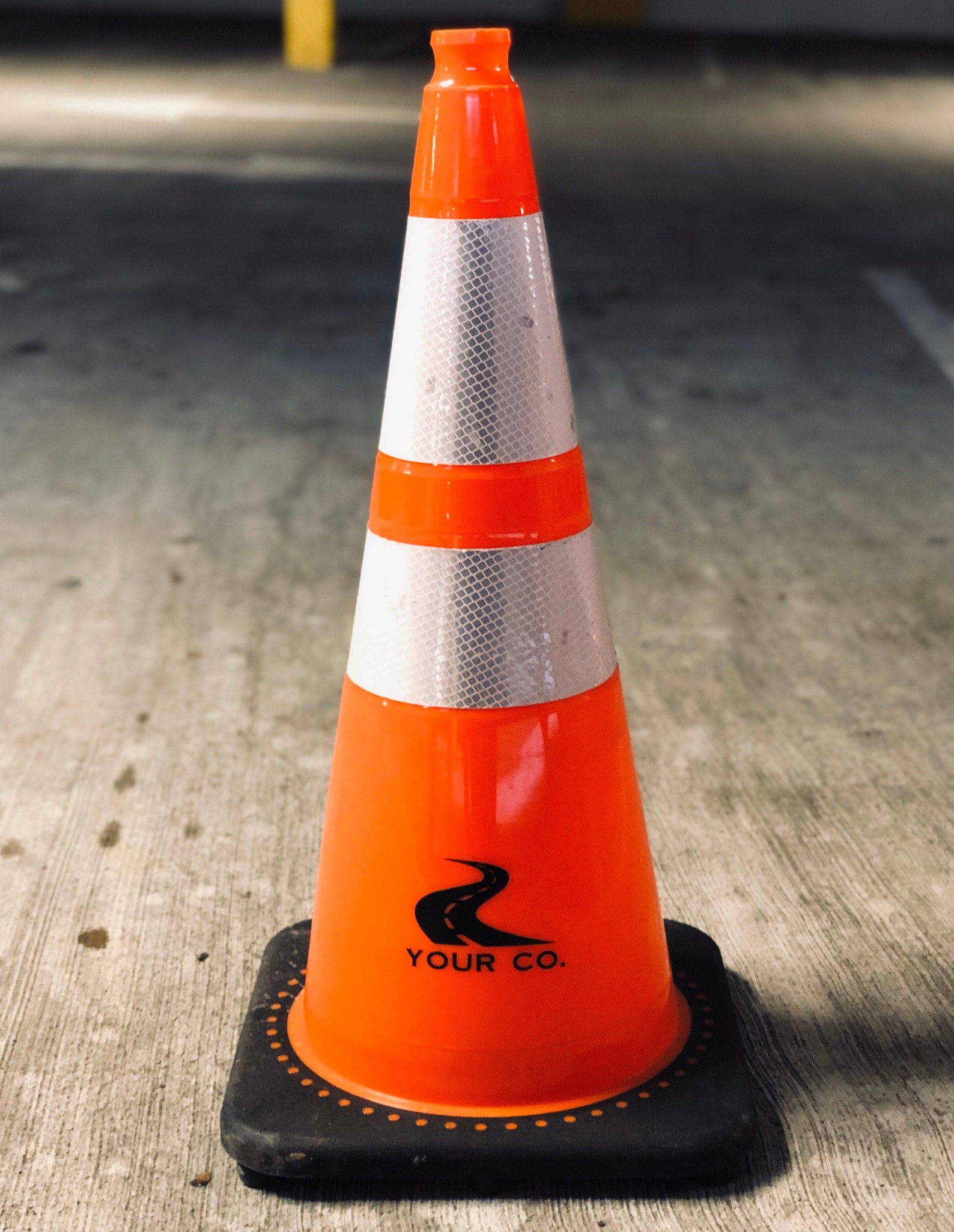 Traffic/safety Cone Company Tag Label Sticker Equipment - Etsy