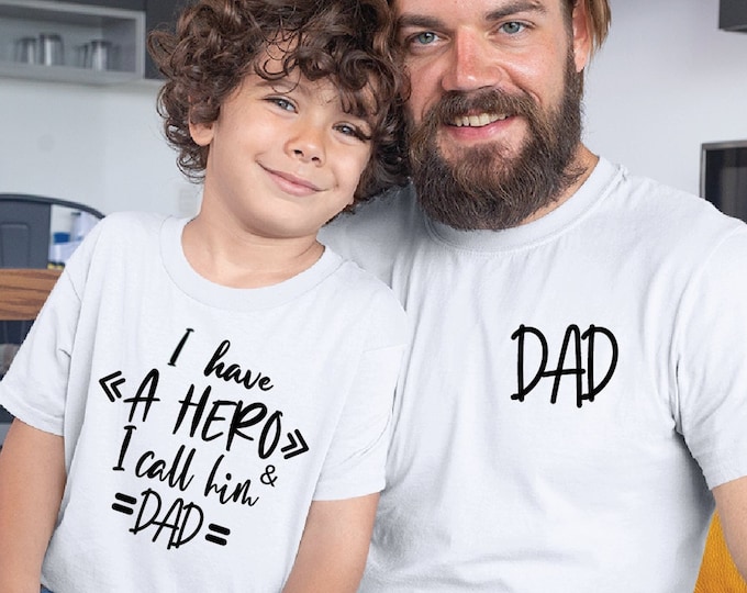 Dad Son Matching Shirt, Matching T-shirts for Daddy Baby Kids, I Have a ...