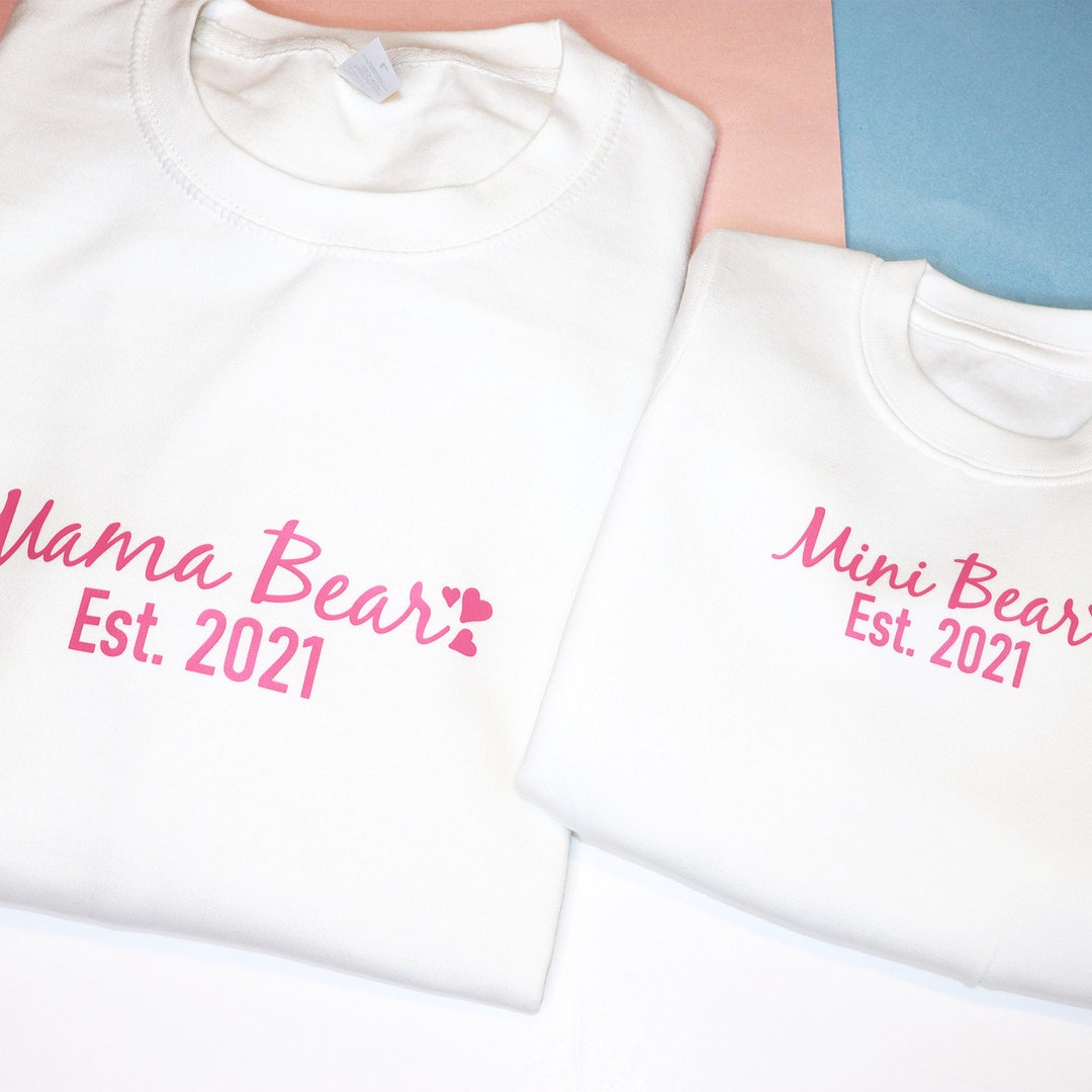 Mama Mini Sweatshirt, Mama Mini Matching Sweaters, Mama Bear Mini Bear ...