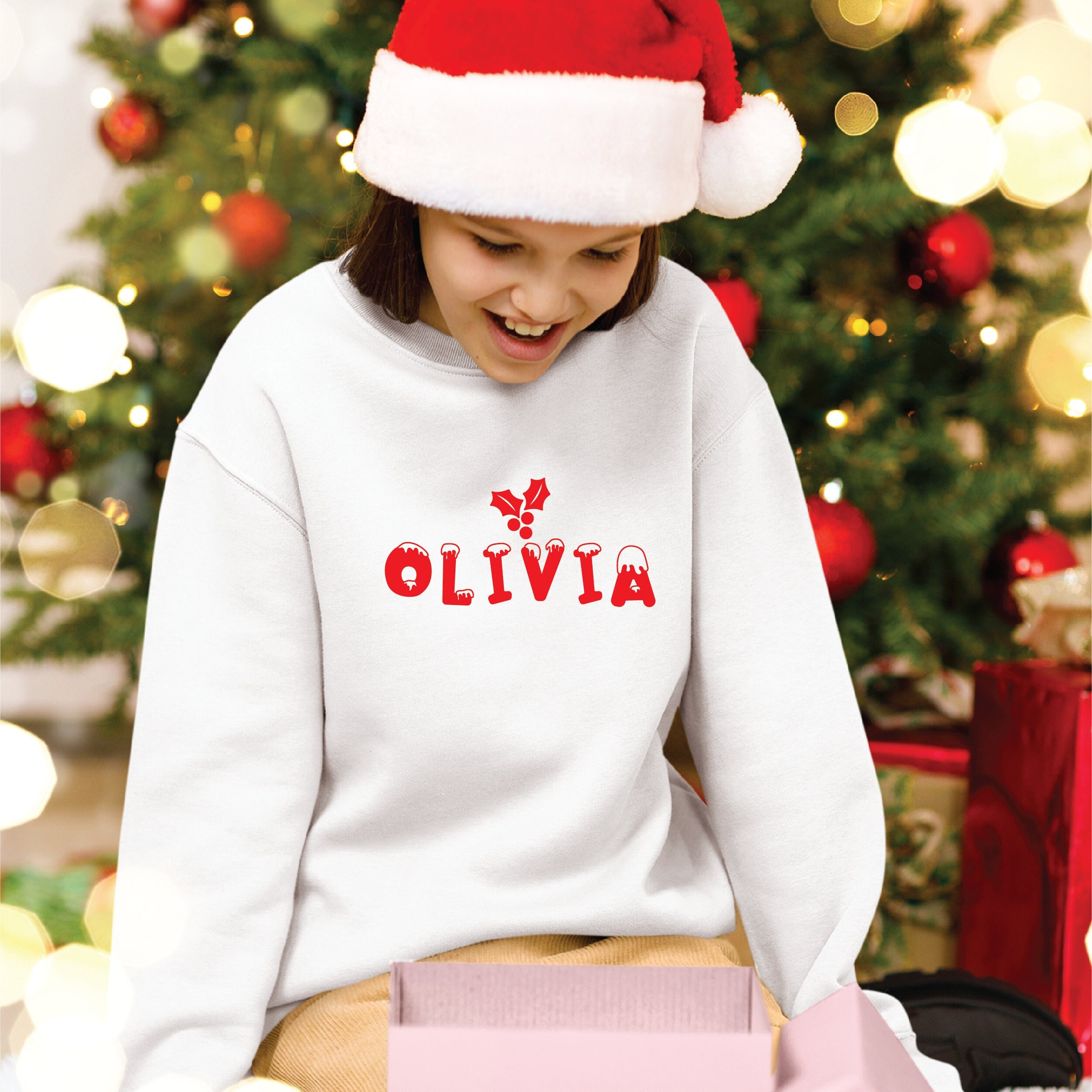 Personalised Family Christmas Jumpers, Matching Christmas Sweatshirt ...