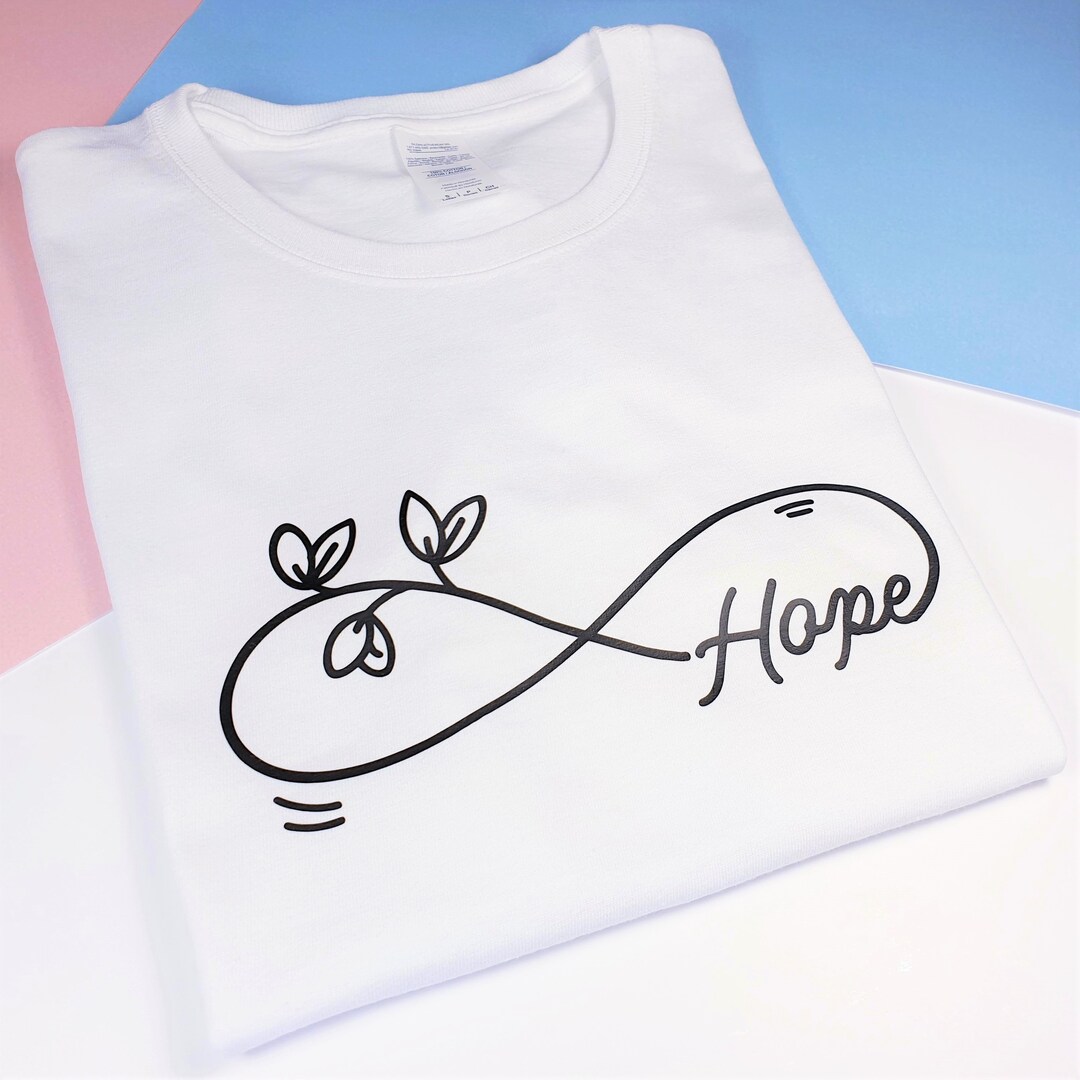 Hope Infinity Minimalist Women's T-shirt, Spring Clothing, Birthday ...