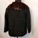 Vintage Black Boucle Box Coat With Mink Collar Estimated Size - Etsy