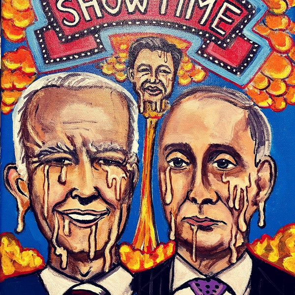 World Leaders Painting - Etsy