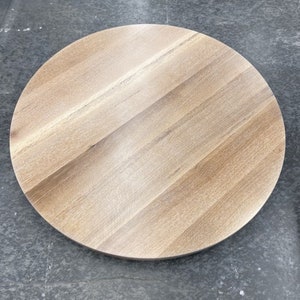 Custom Round White Oak Wooden Table Top - Ready to Use - Etsy