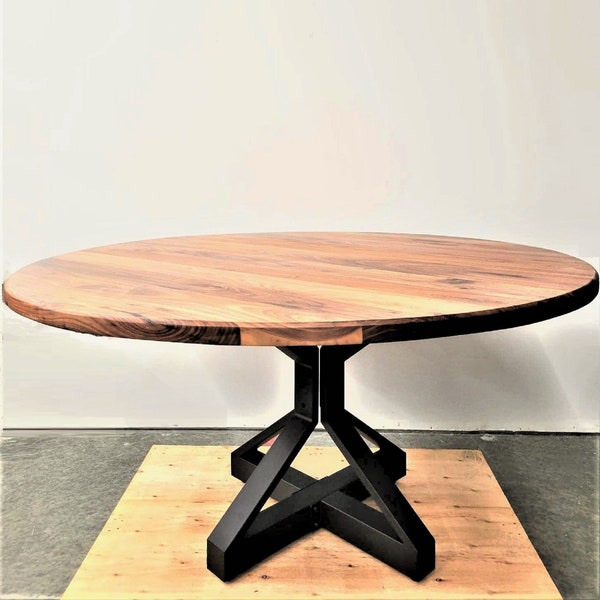 Round Pedestal Dining Table - Etsy