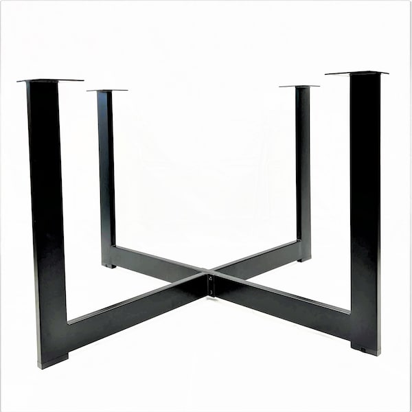 Steel Table Dining Base Round Legs - Etsy