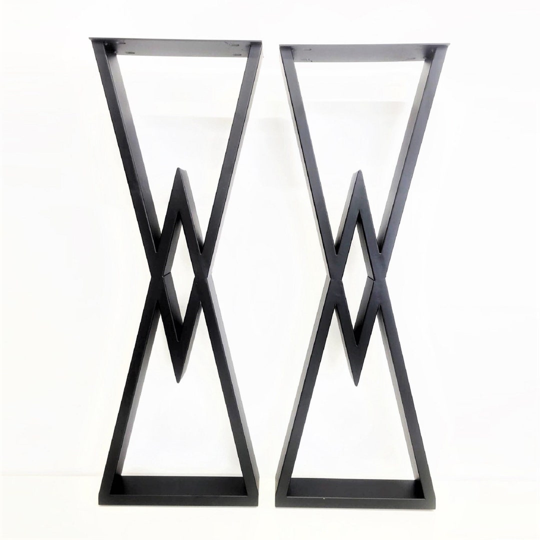 H40 X W14 Diamond Shaped Bar Table Legs - 1 Pair - Etsy