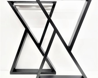 H34 X W18 Z Shaped Counter Table Legs 1 Pair - Etsy