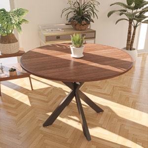 H28 X W34 ROUND Spider Shaped Dining Table Legs - Etsy