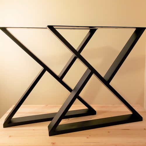 2 X High Quality 28 Dining Table Legs Z-shaped Steel - Etsy