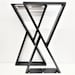 H34 X W18 Z Shaped Counter Table Legs - 1 Pair - Etsy