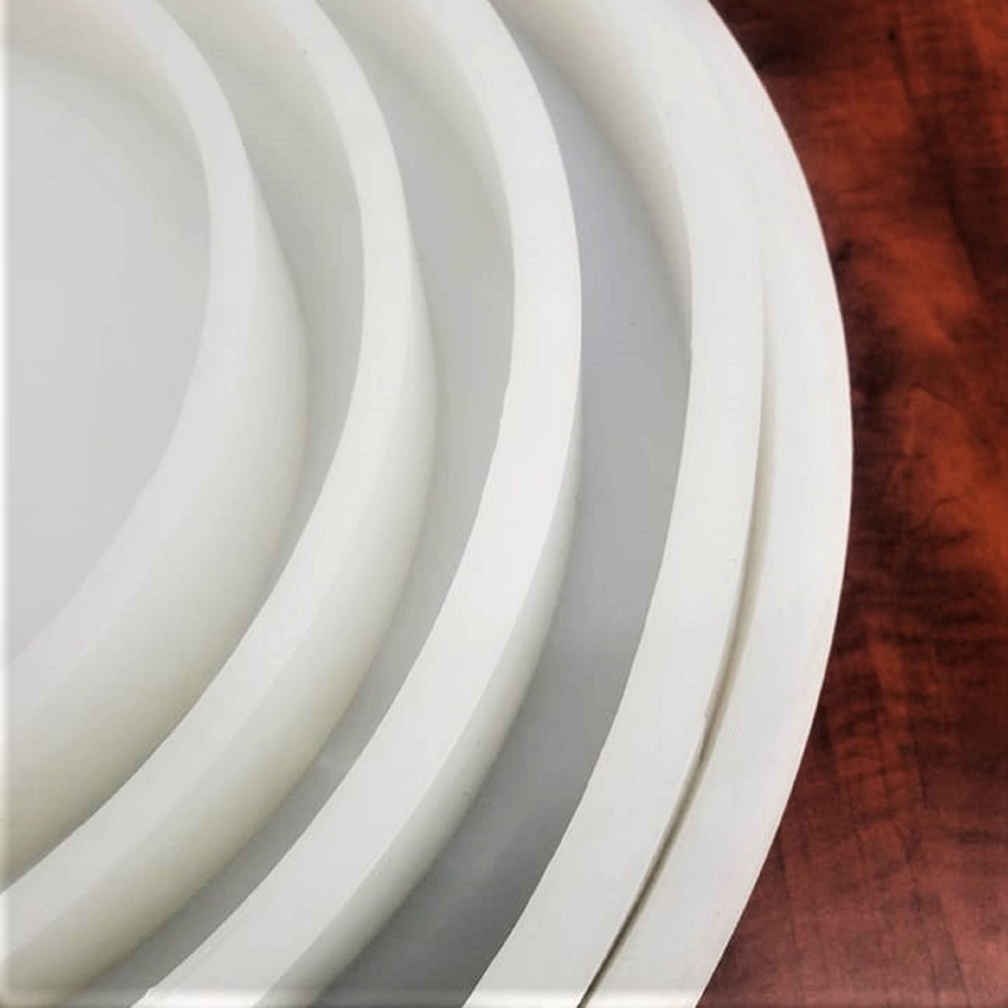 Round Shaped Epoxy Resin Forms / Silicone Molds - Large and Heavy Duty ...