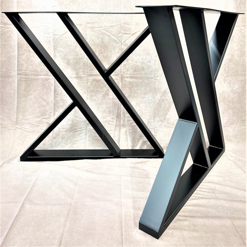H28 X W28 Double Z Dining Table Legs 1 Pair - Etsy