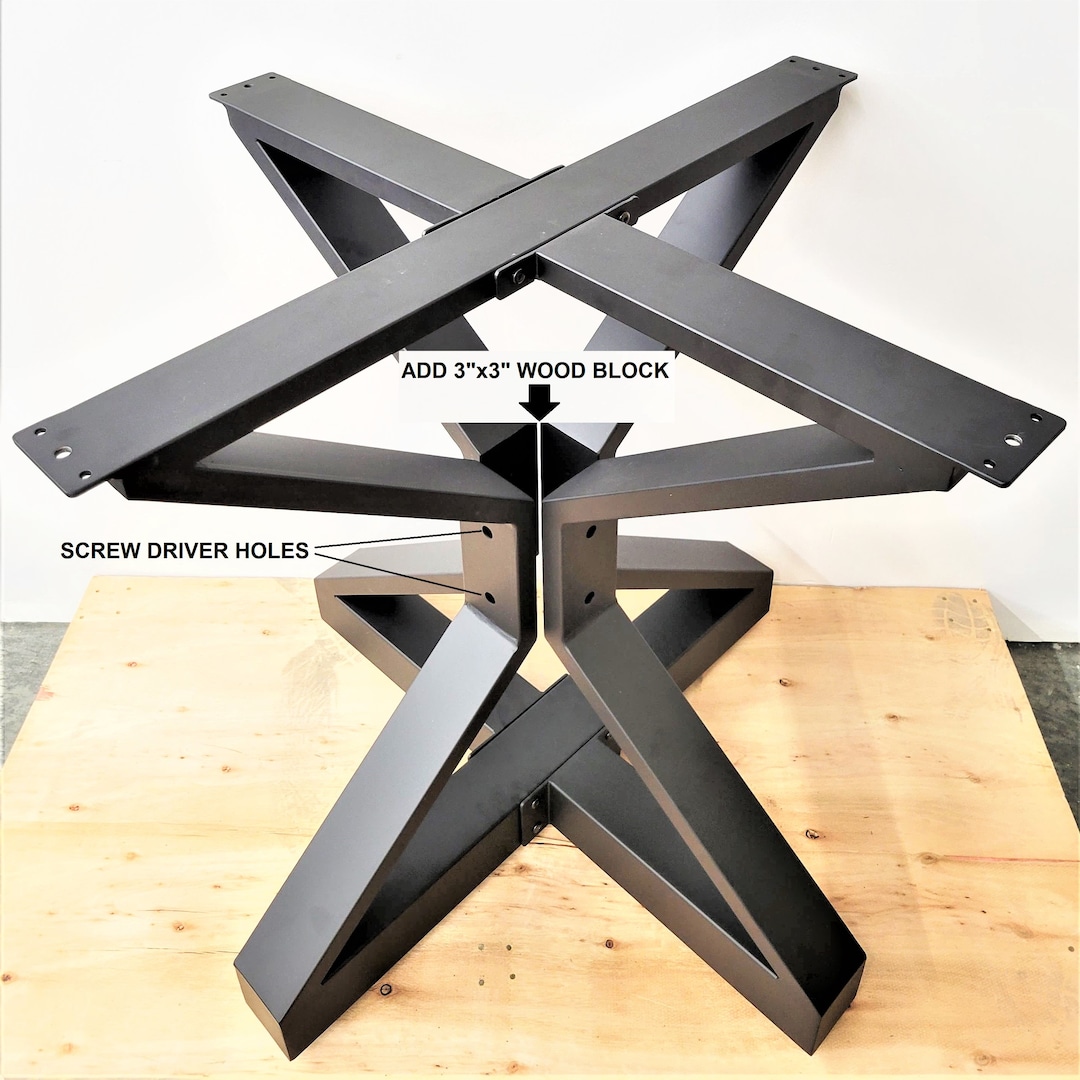 H28 X W32 ROUND Pedestal Dining Table Legs - Heavy Duty - Etsy