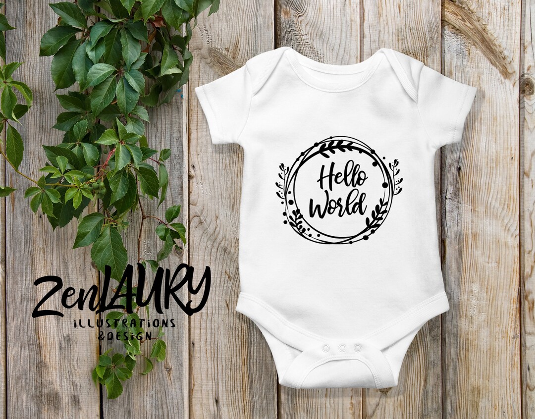 Hello World. SVG Bundle. Svg Cut File for Cricut. Silhouette. Digital ...