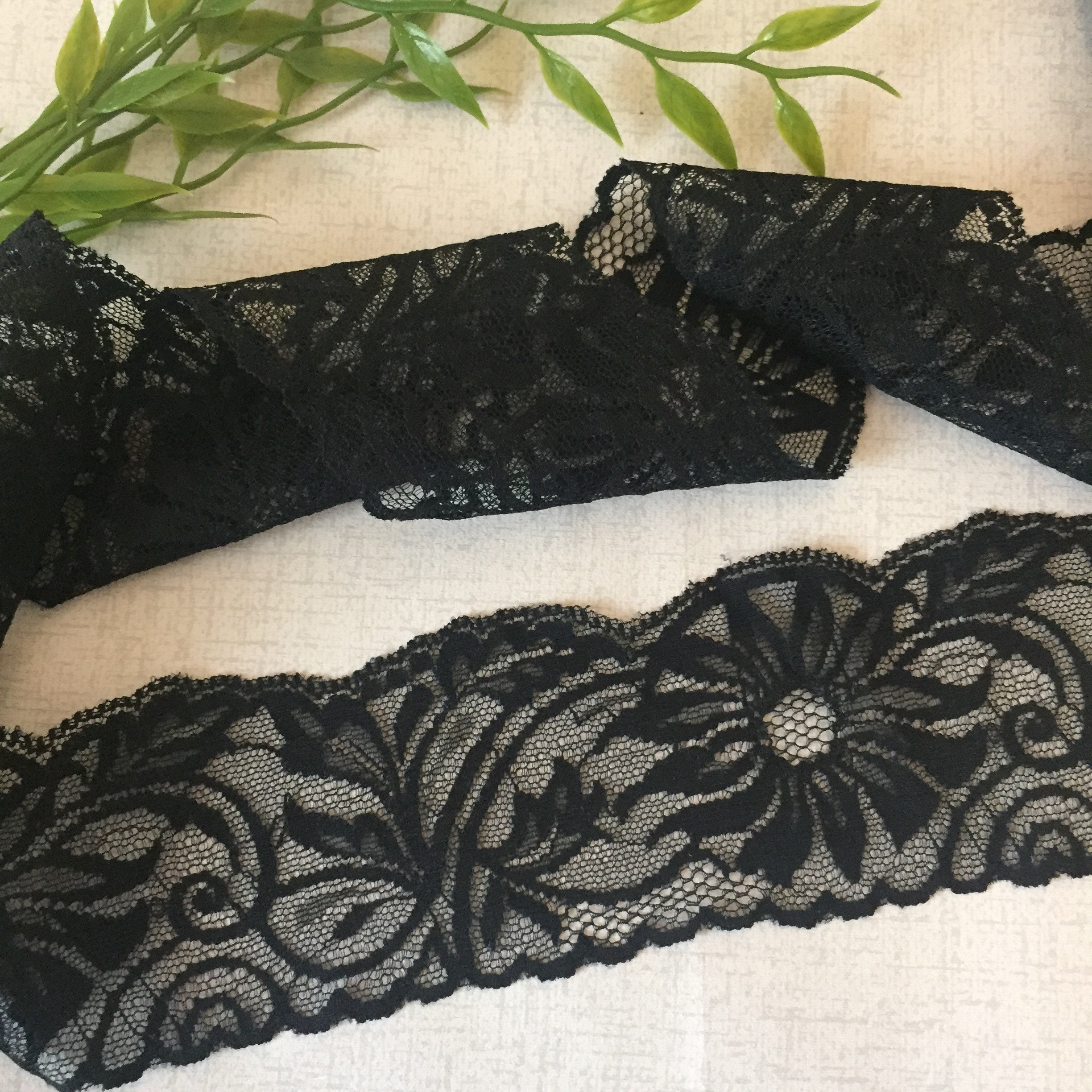 Black Lace Price per 3 Metres 6 Cm Wide - Etsy Singapore