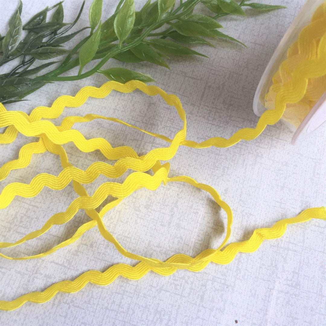 Yellow Ric Rac Trim, Price per 3 Metres, - Etsy