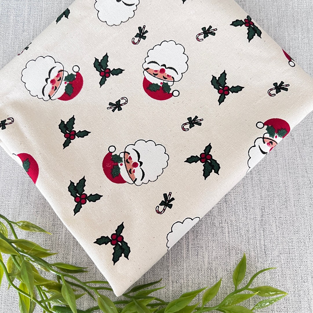 Christmas Fabric Fat Quarter Cotton Fabric Piece Etsy