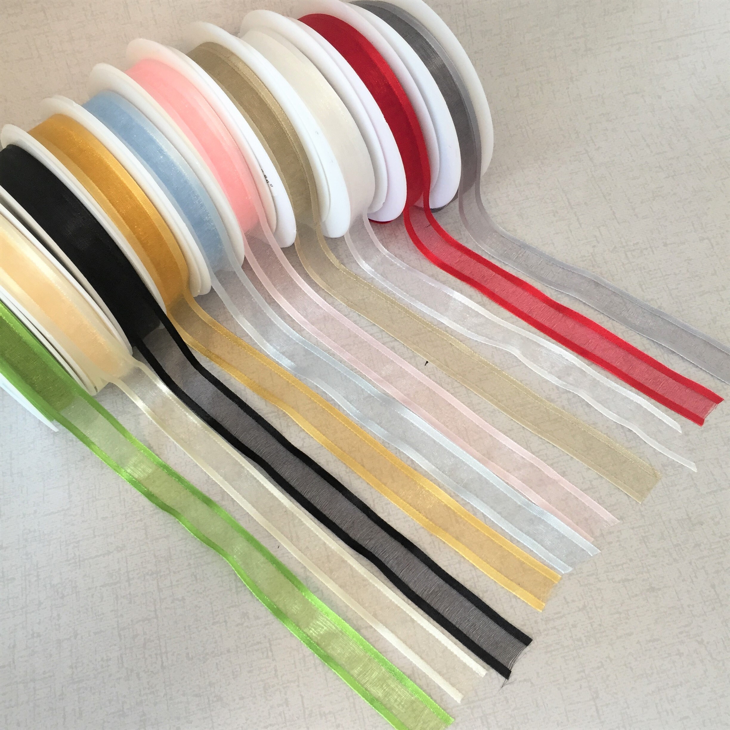 15mm Organza Ribbon. Price per 3 Metres Choice of Colours - Etsy