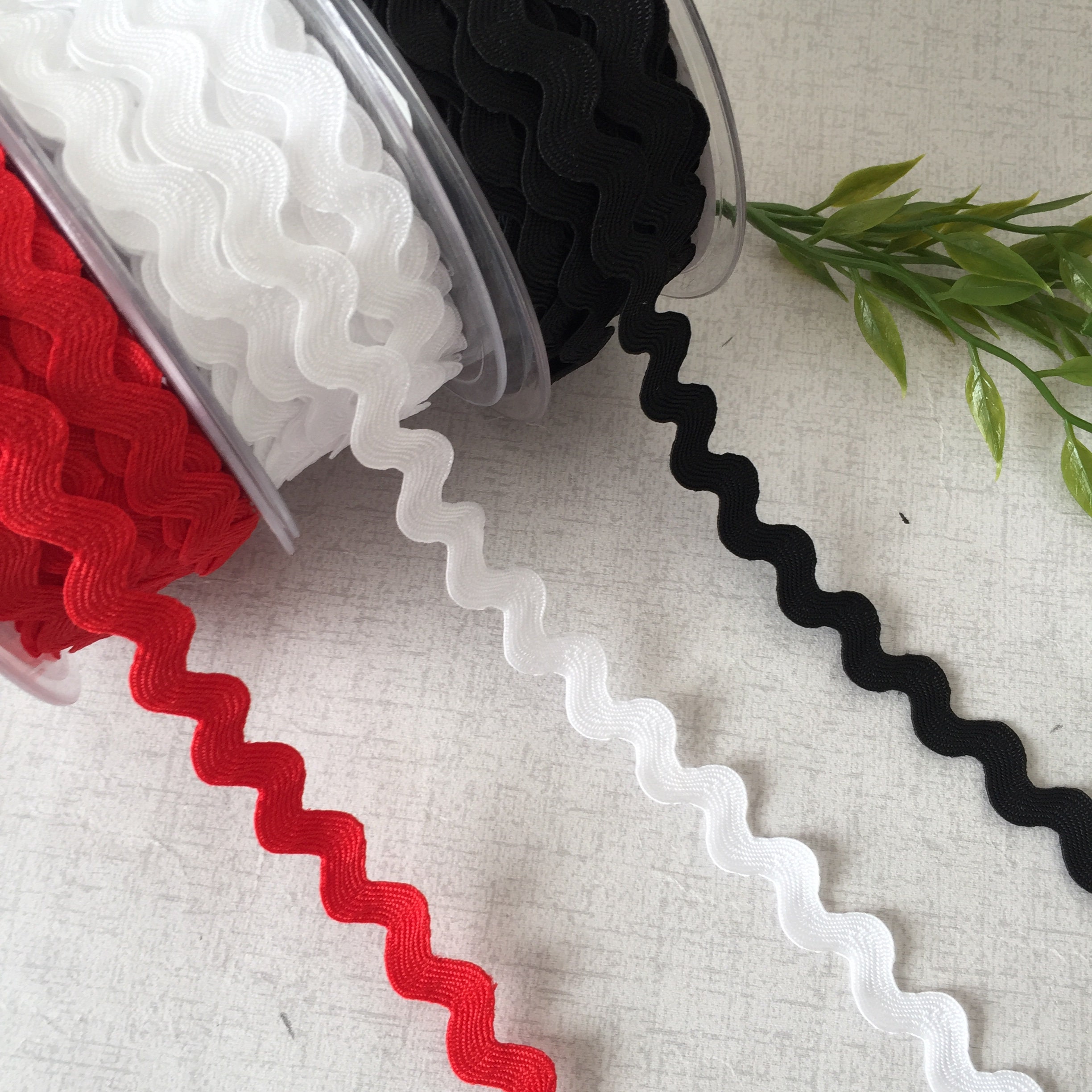 White Jumbo Ric Rac Trim, Price per 3 Metres, - Etsy UK
