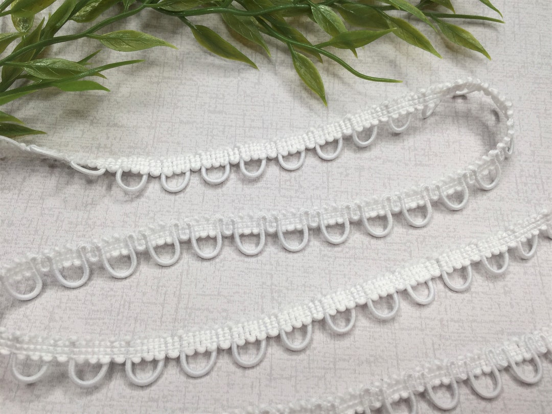 Ivory Button Loop, Bridal Dress Button Looping, Elasticated Looping ...