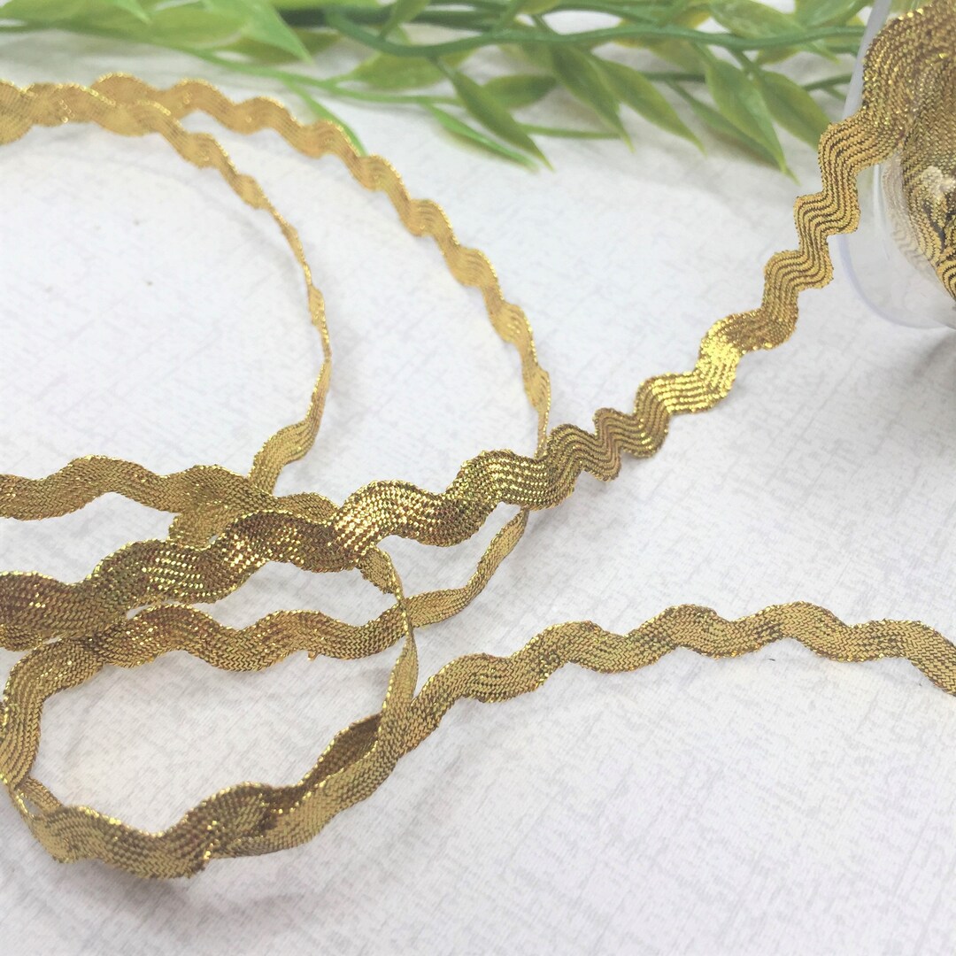 Gold Ric Rac Trim, Price per 3 Metres, - Etsy UK
