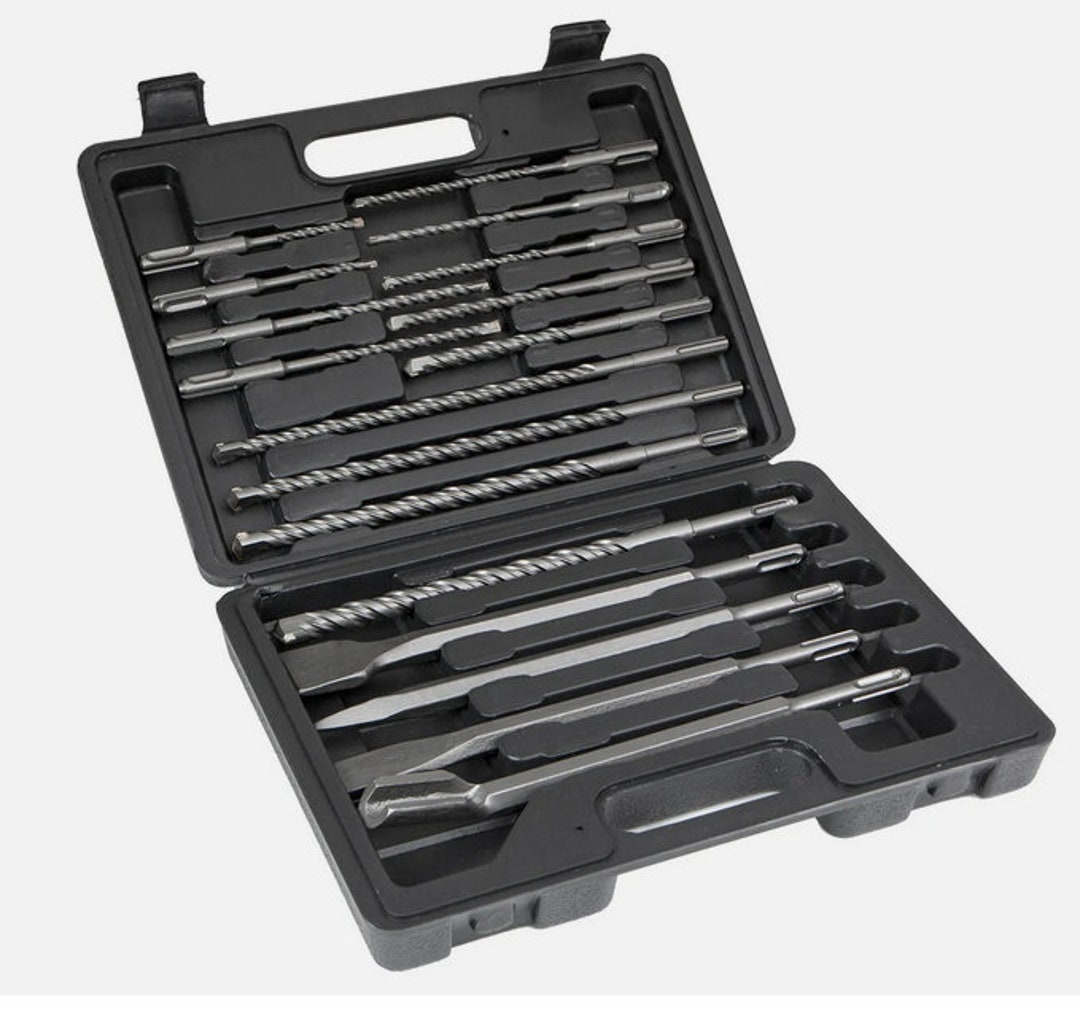 17pc Sds Plus Rotary Hammer Bit Set Drill Bits Chisel For Bosch And Hilti