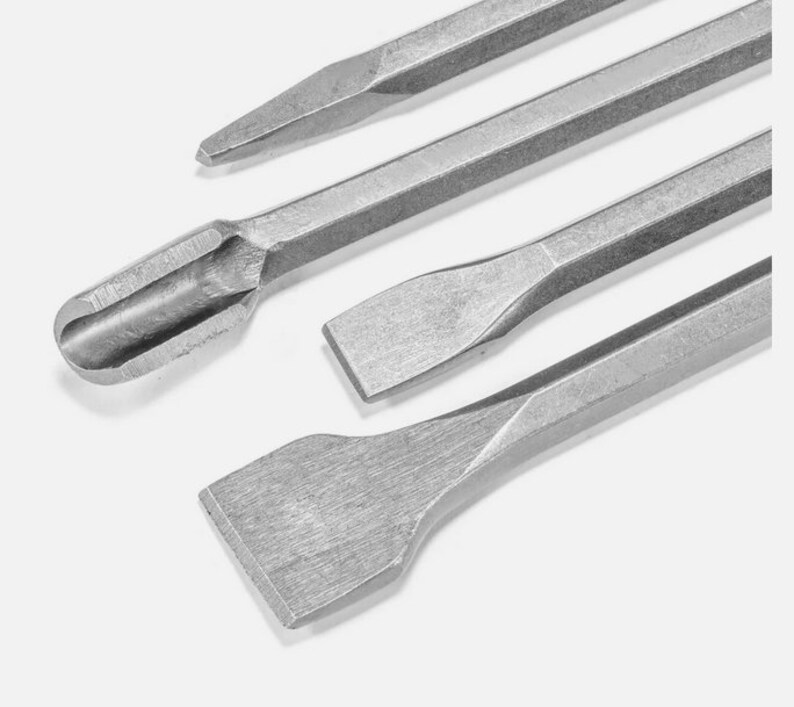 17PC SDS PLUS Rotary Hammer Bit Set Drill Bits Chisel for Bosch & Hilti ...