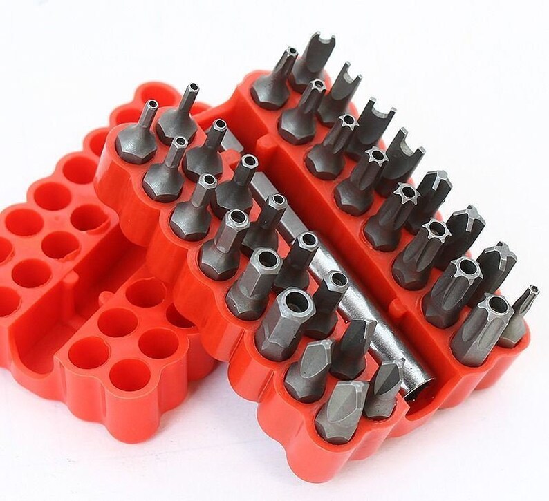 33pc Security Tamper Proof Torq Torx Hex Bit Set Includes - Etsy