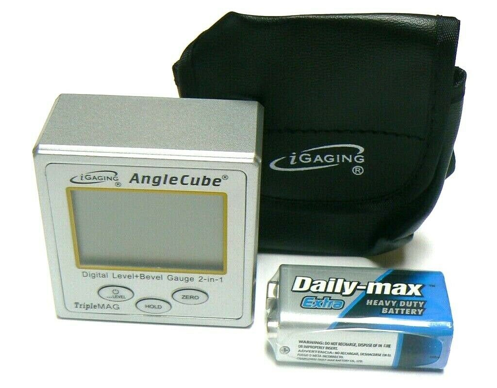 Igaging Angle Cube Digital Protractor Gauge Magnetic Angle & - Etsy