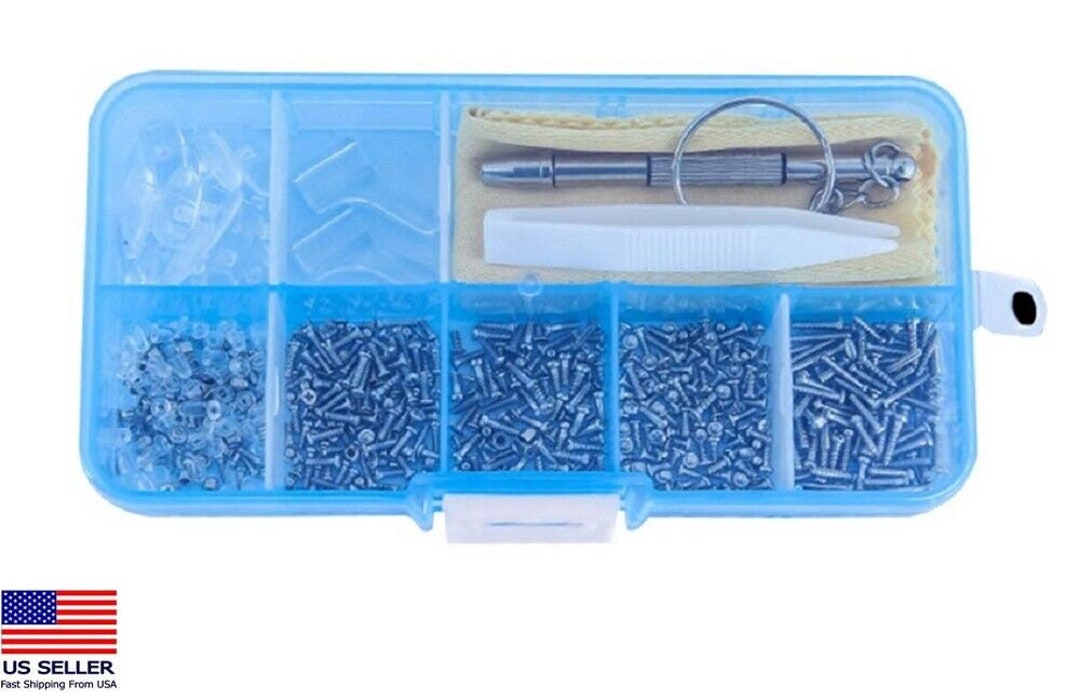 Screw Nut Nose Pad Optical Repair Tool Assorted Kit Set for Eyeglass ...