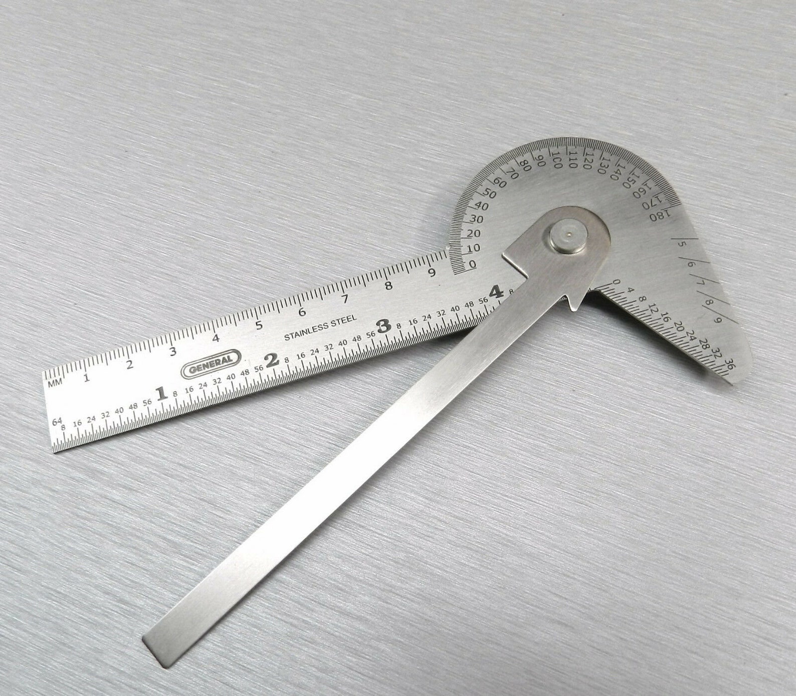 Gauge Multi Use Rule and Gage General Tool 16me Measure Angles Center ...