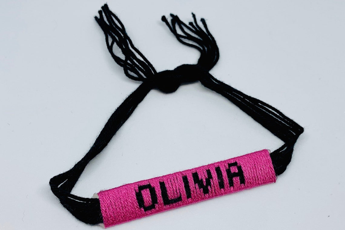 Custom Personalised Name Friendship Bracelet Personalised - Etsy