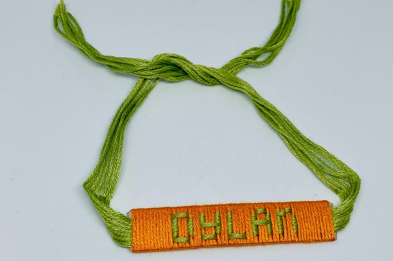 Custom Personalised Name Friendship Bracelet Personalised | Etsy