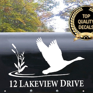 Mailbox Decals, Mailbox Stickers, Duck Mailbox Decal, Geese Mailbox ...