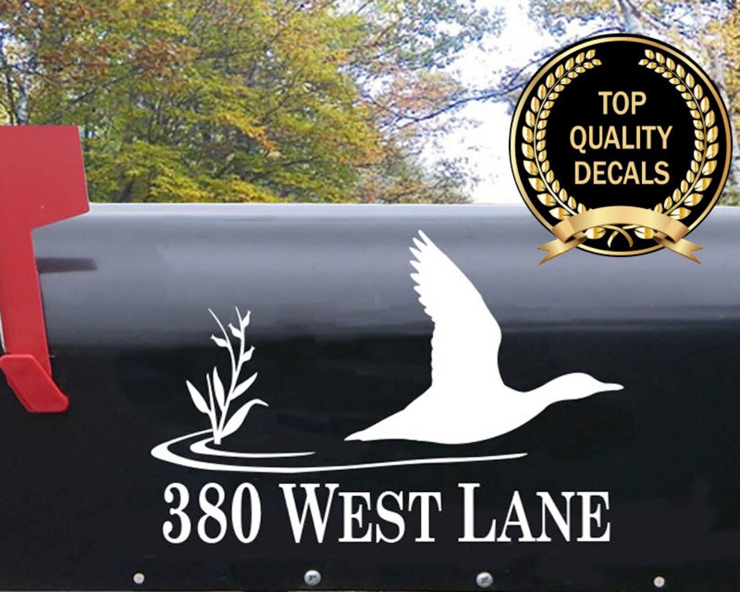 Mailbox Decal - Blue Winged Teal Decal - Blue Winged Teal Sticker ...