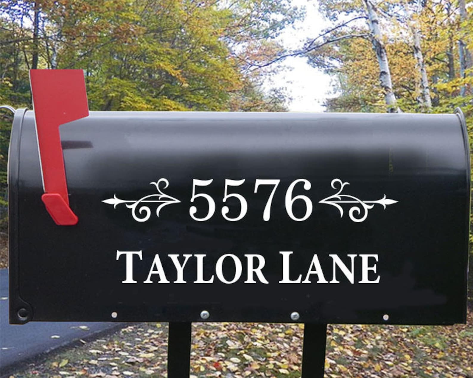 Mailbox Decal Mailbox Decals Custom Mailbox Decal - Etsy