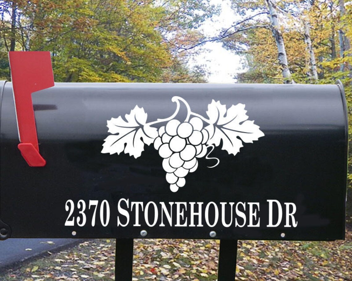 Mailbox Decals Custom Mailbox Decals Custom Mailbox - Etsy