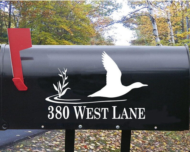 Mailbox Decal - Blue Winged Teal Decal - Blue Winged Teal Sticker ...