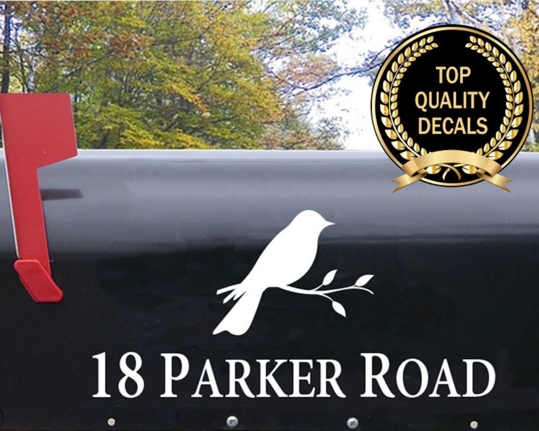 Mailbox Decal - Mailbox Bird Decal - Bird Sticker for Mailbox ...