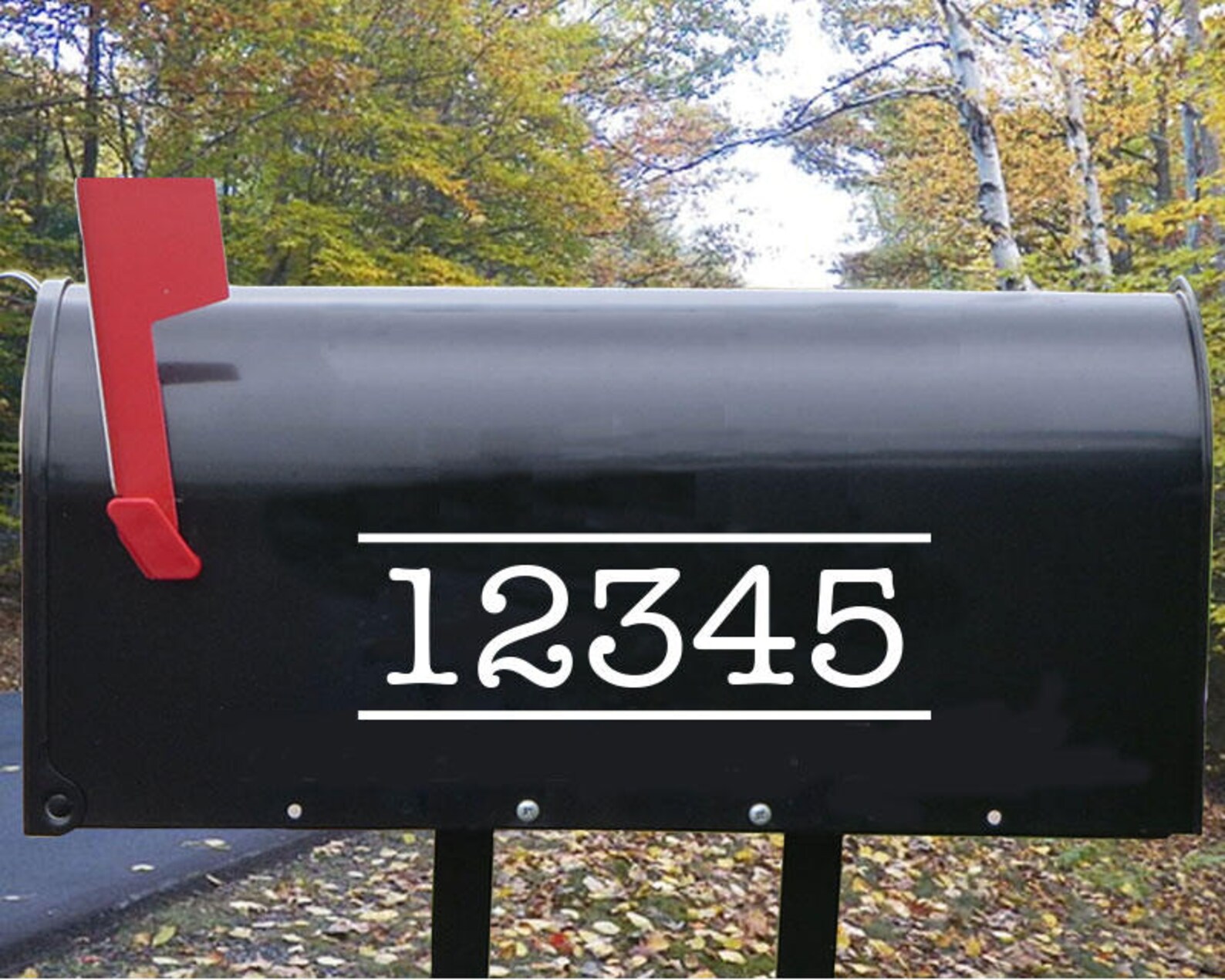 Mailbox number decals number stickers for mailbox mailbox | Etsy