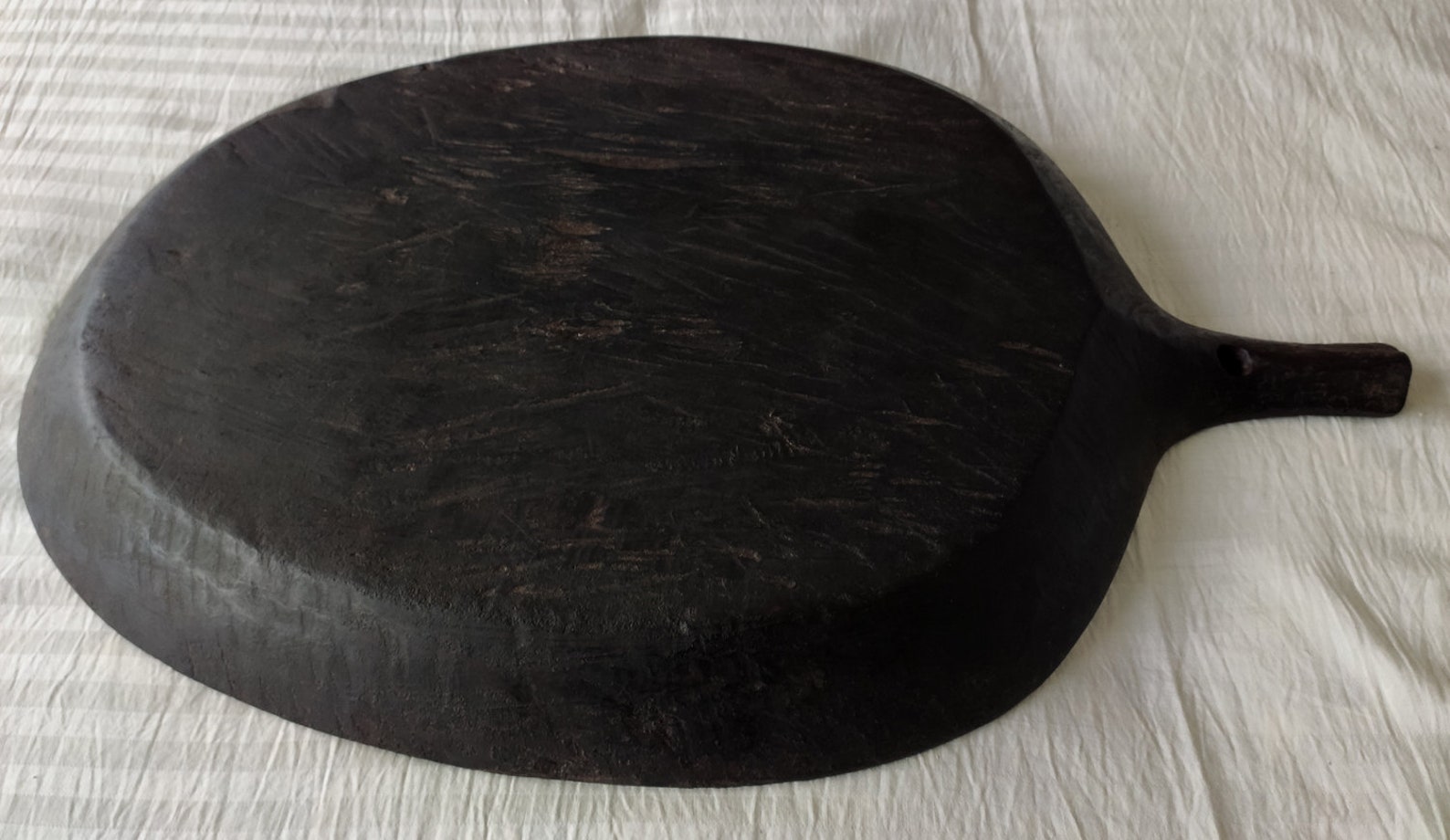 Large Vintage Hand Carved Wooden Plate From Naga Tribe Asian Household ...