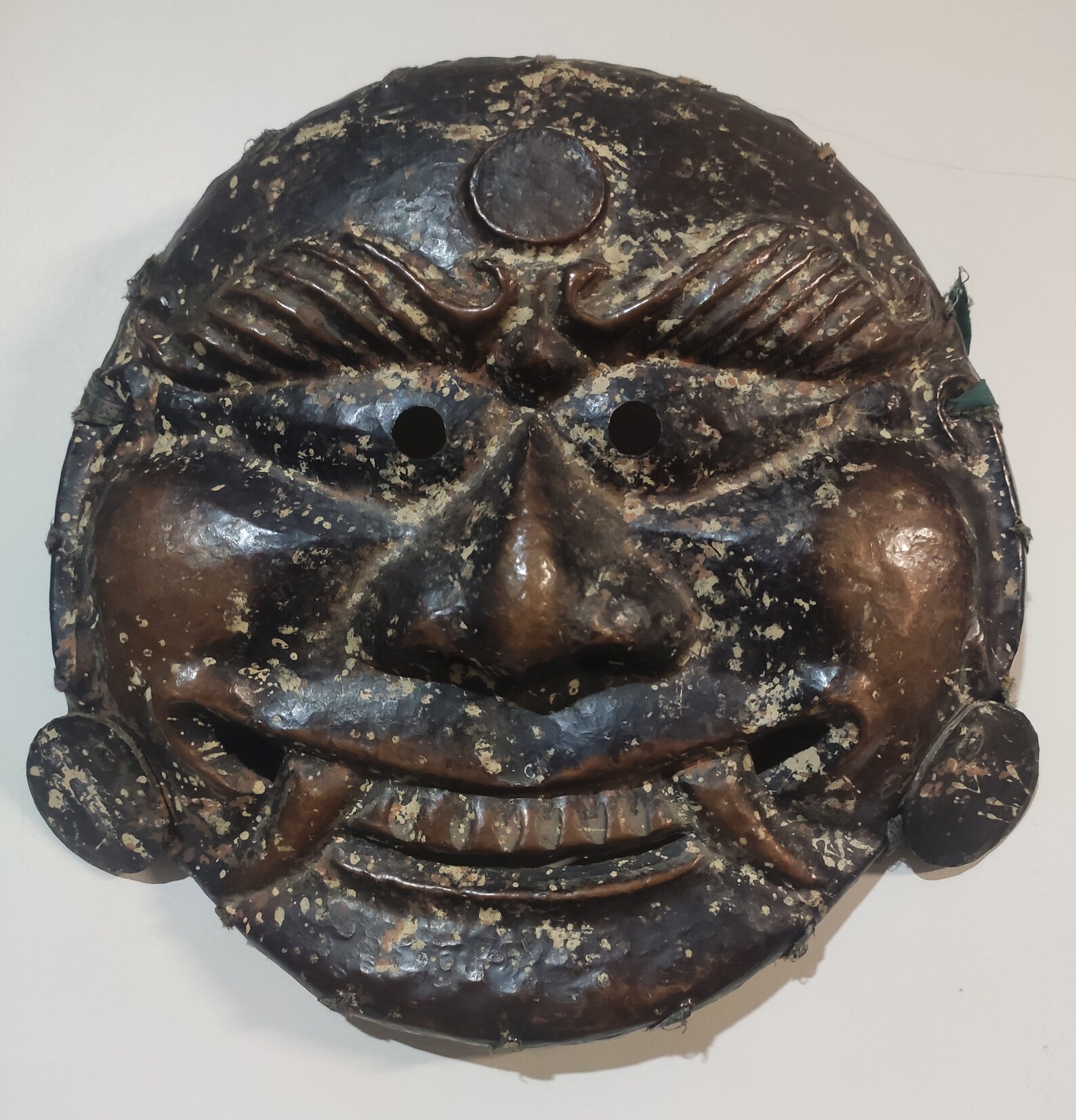 Antique Original Lakhe mask from Nepal Deity mask copper | Etsy