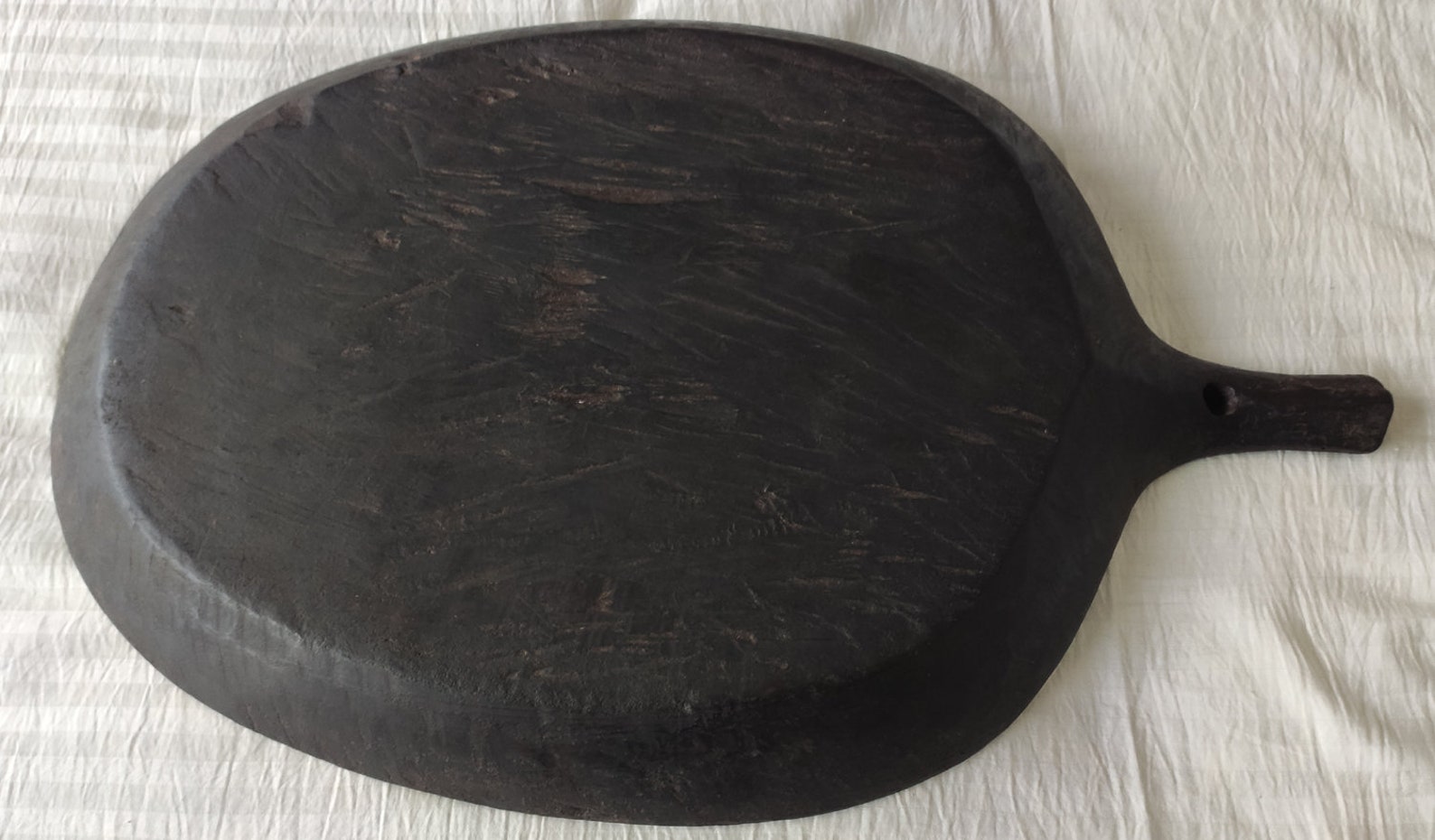 Large Vintage Hand Carved Wooden Plate From Naga Tribe Asian Household ...