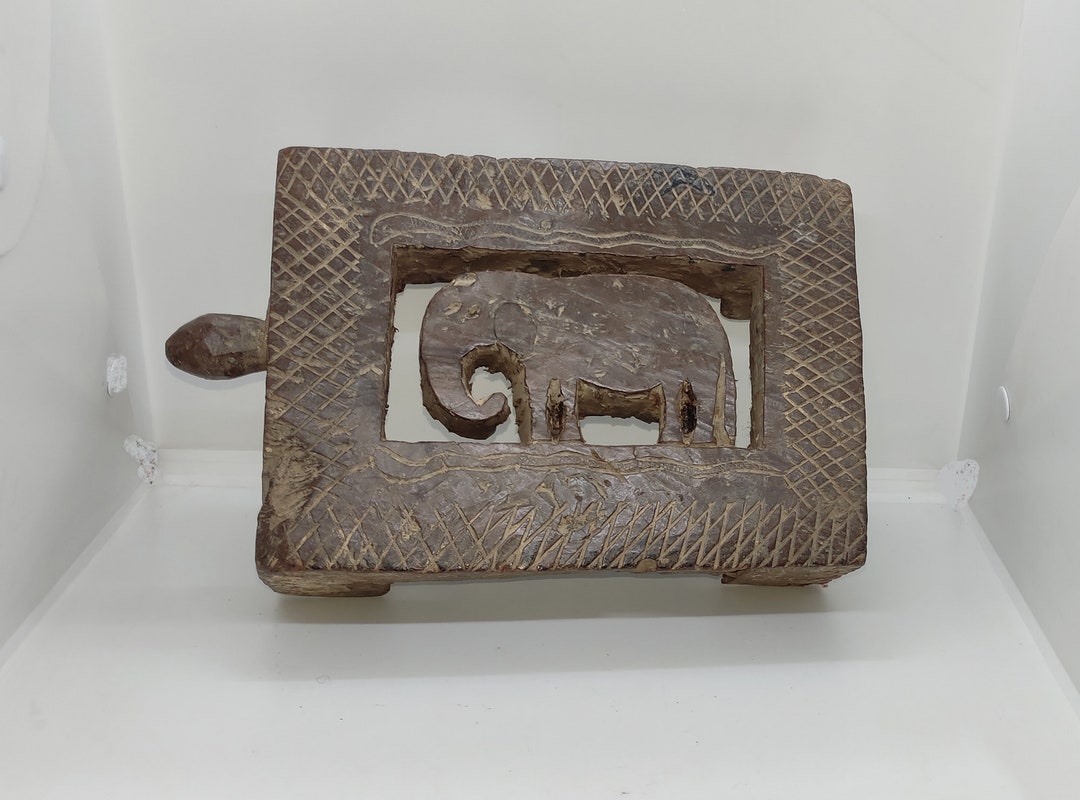 Nepal Primitive Shaman's Ritual Stool Object Elephant - Etsy