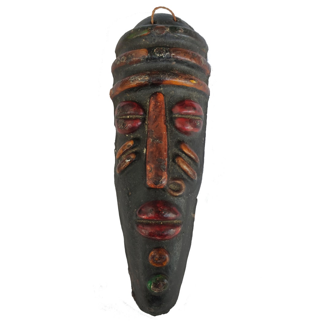 Old Indus Art Clay Mask Jharkhand Santal Tribal Mask Wall - Etsy