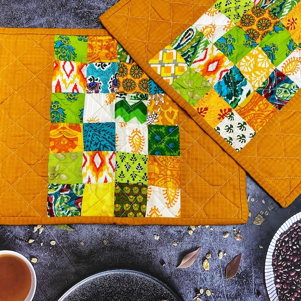 Patchwork Placemats - Etsy