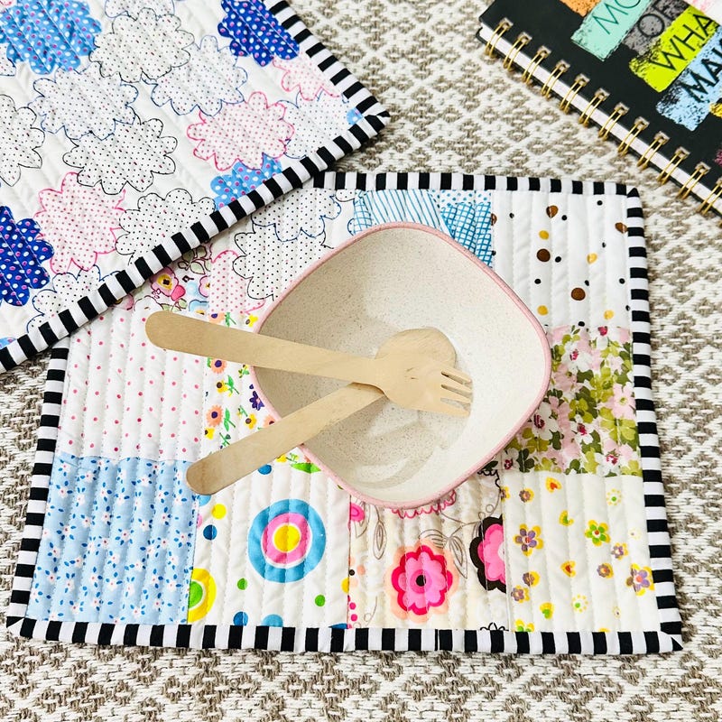 Patchwork Placemats - Etsy